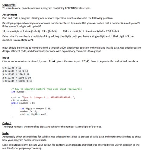 Solved Objectives To Learn To Code Compile And Run A