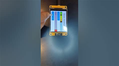 Lvgl Esp32 2432s028r Animation To Update Bar And Slidertutorial Link In Description For