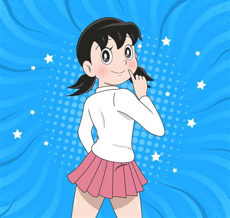 Shizuka With White Turtle Neck And Pink Skirt By Hanafipwt On Deviantart