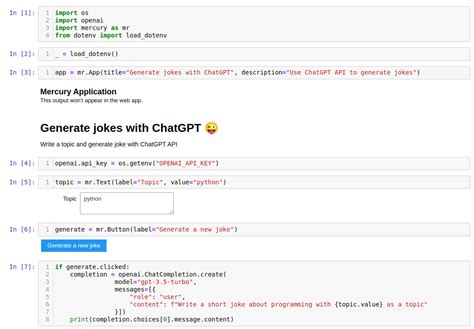 github pplonski chat gpt generate jokes jupyter notebook to generate