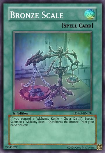 Bronze Scale Card Custom Yu Gi Oh Custom Think Tank Wiki Fandom