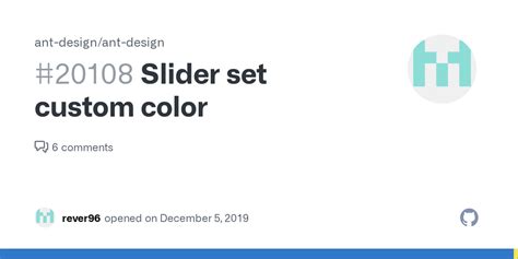 Slider Set Custom Color Issue 20108 Ant Design Ant Design GitHub