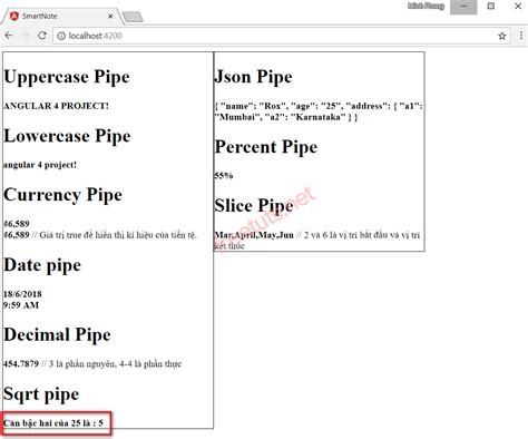 Tìm hiểu về pipe trong Angular 4 Freetuts