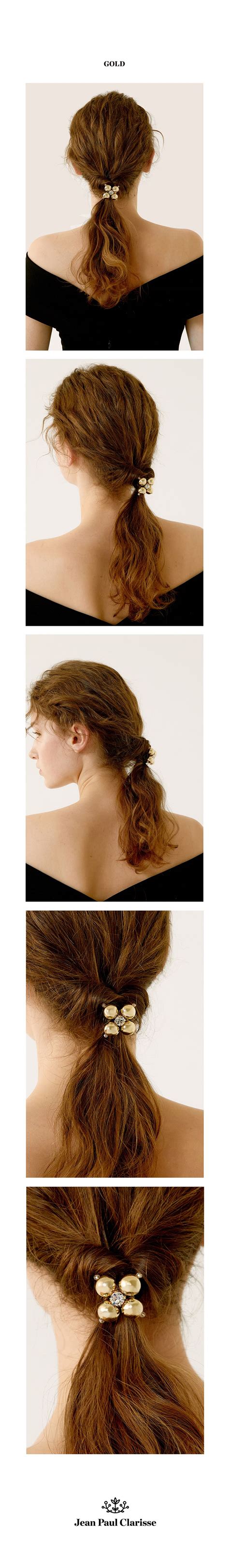 메탈 볼 플라워 포니테일 Lfpt0758 감도 깊은 취향 셀렉트샵 29cm