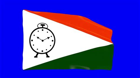 Ncp Party Flag Animated Green Screen Youtube