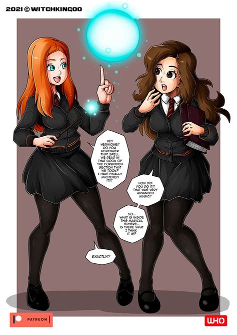 Ginny And Hermione Pannel Comic Preview By Witchking00 On Deviantart Comics Hermione Deviantart