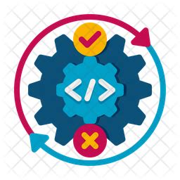 Test Execution Icon Download In Flat Style