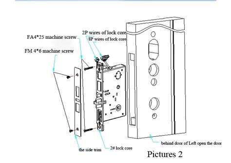 Keyless Entry Electronic Ic Mifare Card Hotel Home Security Mortise Door Locks With Key Back Up