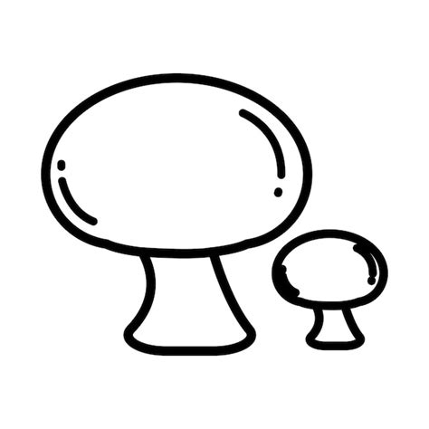 버섯 로고 프리미엄 벡터