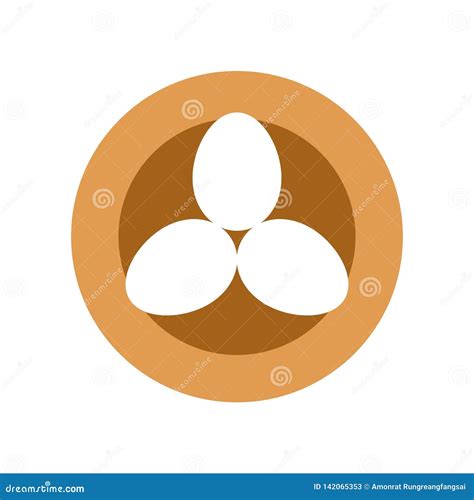 Eggs In Bird Nest Vector Isolated Easter Flat Style Icon Stock Vector Illustration Of Vector