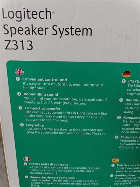 Logitech Speaker System Audio Soundbars Speakers And Amplifiers On