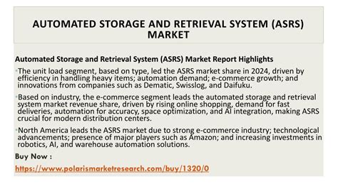 Ppt Automated Storage And Retrieval System Asrs Market Powerpoint Presentation Id 14148433