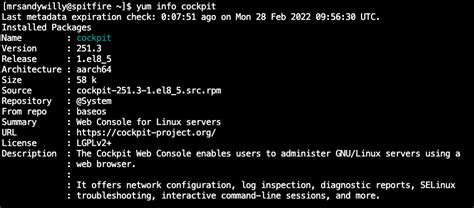 New Cockpit Updates Not Being Found On Rocky Linux Centos 8 · Cockpit Project Cockpit
