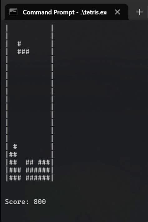 Github Svedev0tetris C 👾 A Terminal Based Tetris Game Written In C