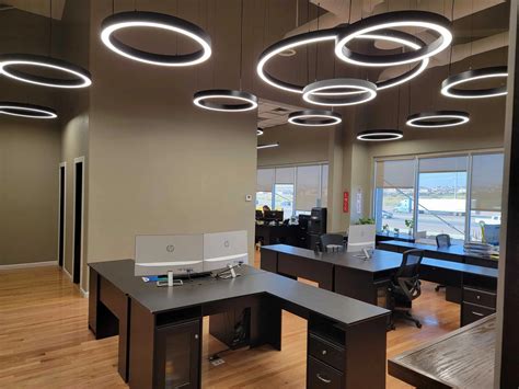 5 Years Warranty Dimmable Led Circular Ring Light Suspended Circle Pendant Light For Office