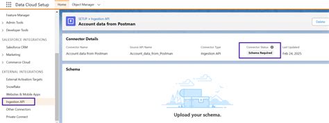 How To Load Data From Postman Into Data Cloud Using Ingestion Api