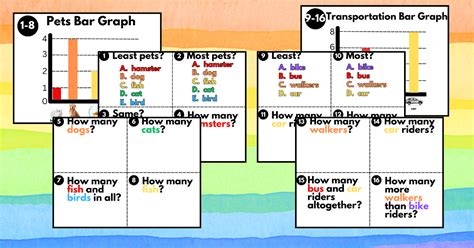 Bar Graph Task Cards Math Center Hands On And Digital Made By Teachers