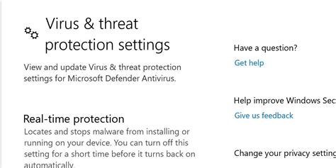 Why Cant I See ‘manage Settings In Windows Defender