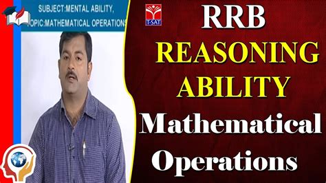 Rrb Reasoning Ability Mathematical Operations Prashanth Reddy