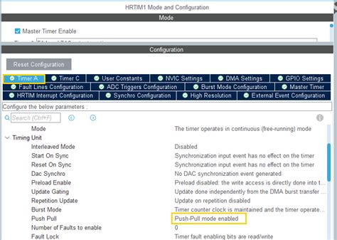 How To Implement Push Pull Mode With Deadtime Usin