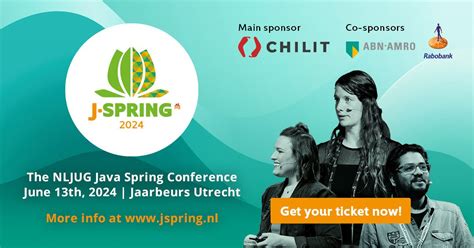 Nljug Dutch Java User Group On Linkedin Jspring2024 Java Conference Nljug