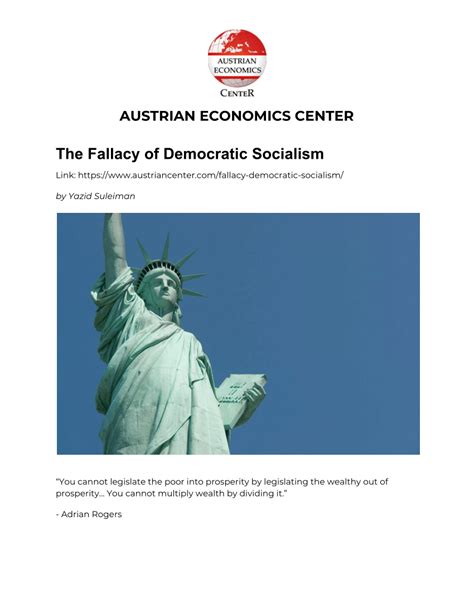 Pdf The Fallacy Of Democratic Socialism