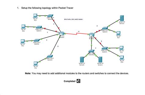 Solved 1 Setup The Following Topology Within Packet Tracer Pc Pt Pc4