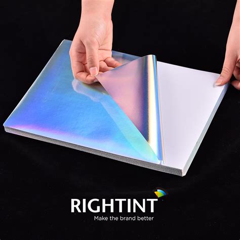 Pet Digital Printing Rightint Carton Stickers Hologram Sticker Laser