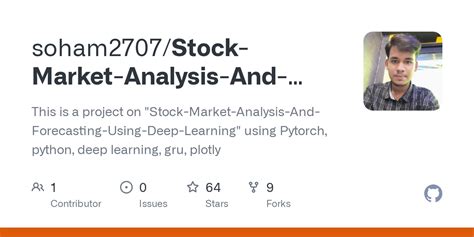 github soham2707 stock market analysis and forecasting using deep learning this is a project
