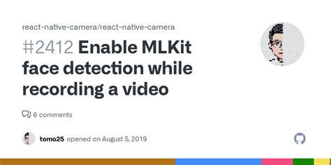 Enable MLKit Face Detection While Recording A Video Issue 2412