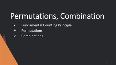 Permutations And Combinations Presentation Pptx Programming Languages Computing