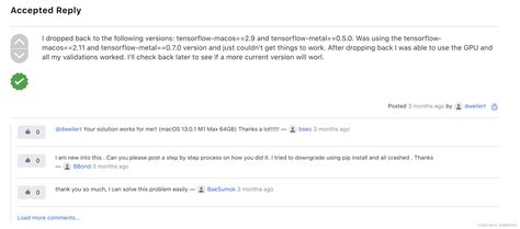 Macos M Tensorflow Module Compiled Against Api Version X But This Csdn
