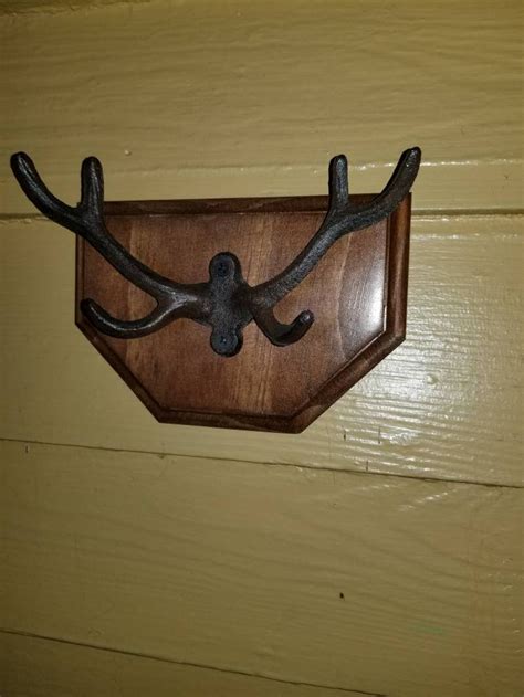 Rustic Antler Hooks Etsy
