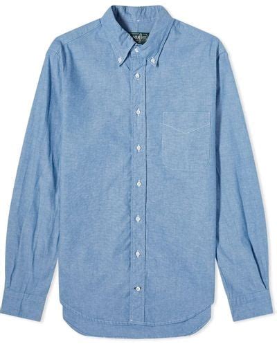 Blue Gitman Vintage Shirts For Men Lyst