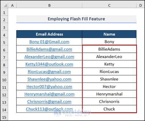 How To Perform Predictive Autofill In Excel 6 Easy Ways