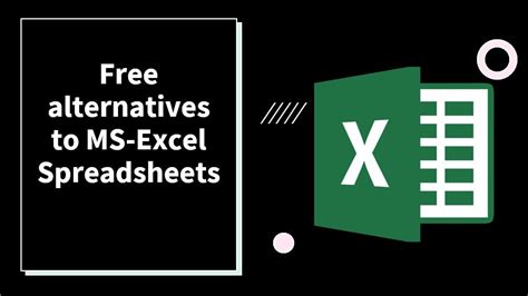 Excel Alternatives For Free Spreadsheets IPAM Power Hub