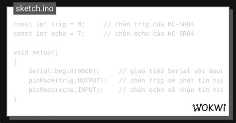Cảm Biến Siêu âm Wokwi Esp32 Stm32 Arduino Simulator