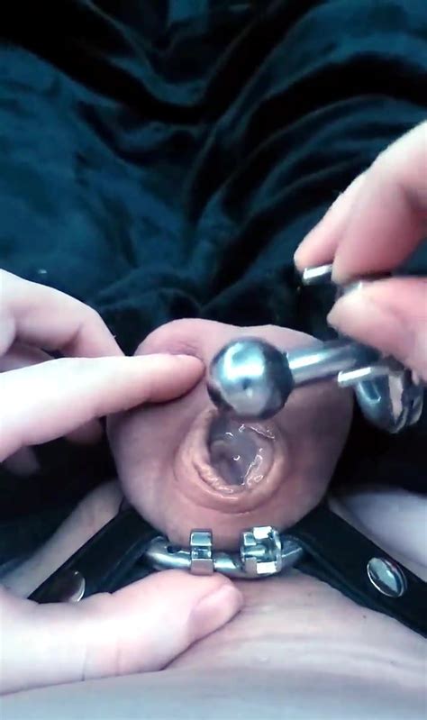 Chastity Innie Cage On And Off Again After Cum Thisvid Com