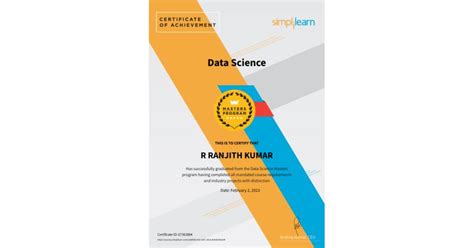 Ranjith Kumar On Linkedin Data Science • R Ranjith Kumar • Simplilearn