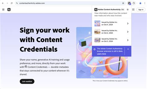 Adobe Content Credentials Check In The Quest To Verify Images Video And More On The Web