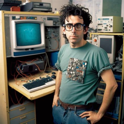 Stereotypical 90s Software Developer Rrealordalle