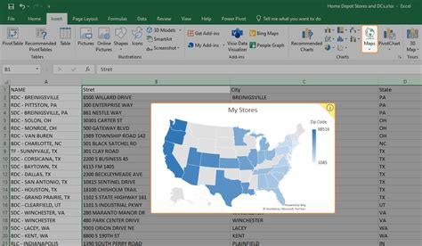 How To Make A Map From Excel Data In 30 Seconds Or Less Mapline