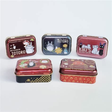 스튜디오지브리 지브리 미니 틴케이스 토토로 마녀배달부 지지 가오나시 캘시퍼 철제 소품케이스 위시버킷