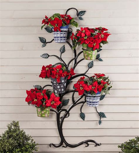 Hanging Tree Trellis With Pumpkin Flower Pot Holders The Green Head