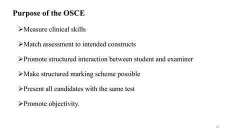 Objective Structured Clinical Examination Osce Pptx