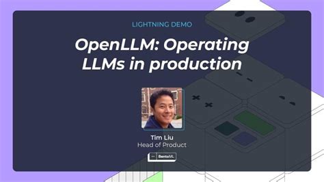 Openllm Operating Llms In Production Bentoml