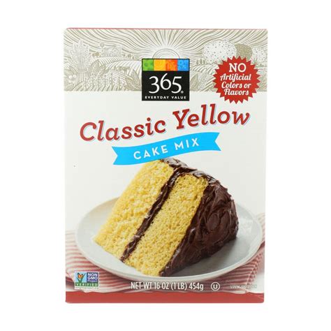 Classic Yellow Cake Mix 16 Oz 365 Everyday Value® Whole Foods