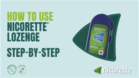 Step By Step How To Use The Nicorette® Lozenge Youtube