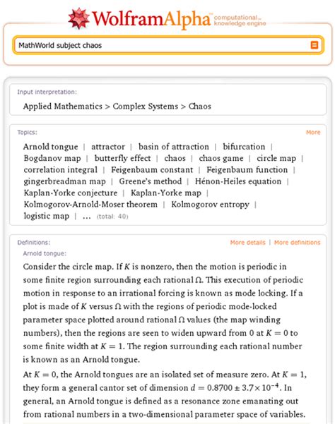 Wolfram Alpha Meets Mathworld—wolfram Alpha Blog