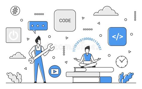 Development Support Team Stock Illustration Illustration Of Method 264973350